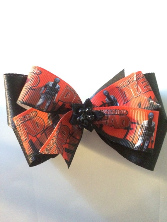 Items Similar To Walking Dead Hair Bow On Etsy