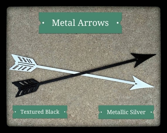 Decorative Metal Arrow Wall Art 18 Metal Arrow by TheBarkingGoose