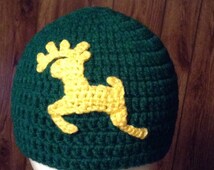 Popular items for crochet john deere on Etsy