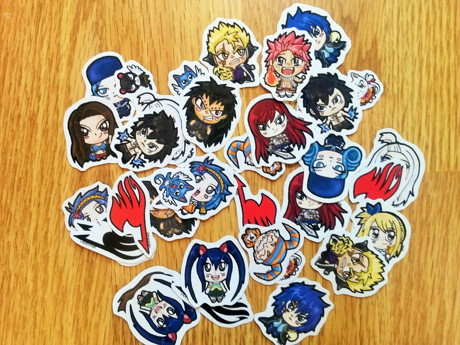 Desk Top Fairy Tail Chibi Characters