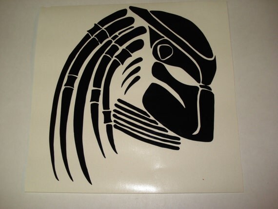 The Predator Movie Vinyl Decal Sticker AVP by ShawnsFinylVinyl
