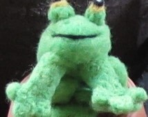 Popular items for needle felted frog on Etsy