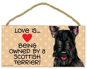 Scottish terrier dog | Etsy