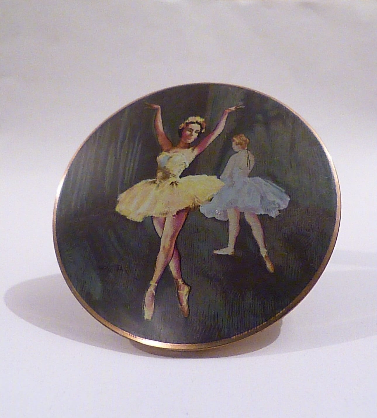 Rare Stratton ballet / ballerina compact compact mirrors powder ...