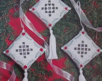 Hardanger ornaments | Etsy