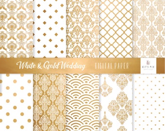 Damask digital paper Wedding digital paper 12x12 ivory beige