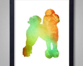 Abstract poodle | Etsy