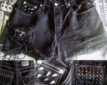 Popular items for studded shorts on Etsy
