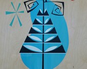 Paintings by George Perrou by TheAtomicNest on Etsy