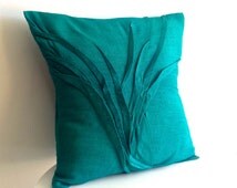 Popular items for teal pillows on Etsy