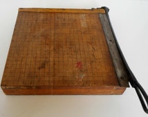 Popular items for vintage paper cutter on Etsy