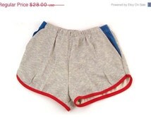 80s Athletic Shorts Vintage 1980s Running Sport Aerobic Large