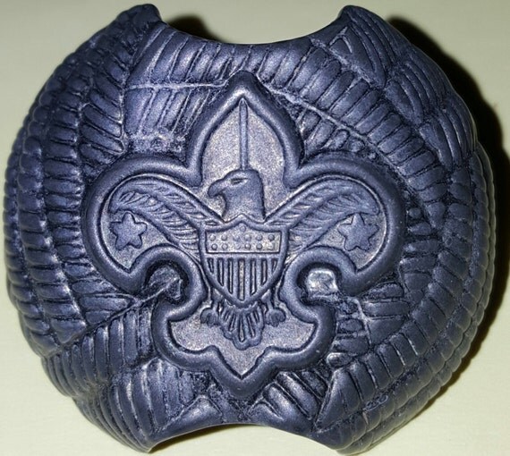 bsa Boy Scout of America metal eagle neckerchief by starinites