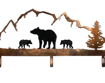 Bear coat rack | Etsy