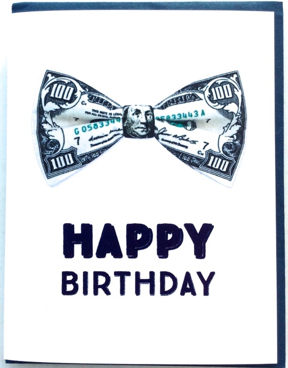 Birthday Card for Guys Money Birthday Card Birthday Money Card
