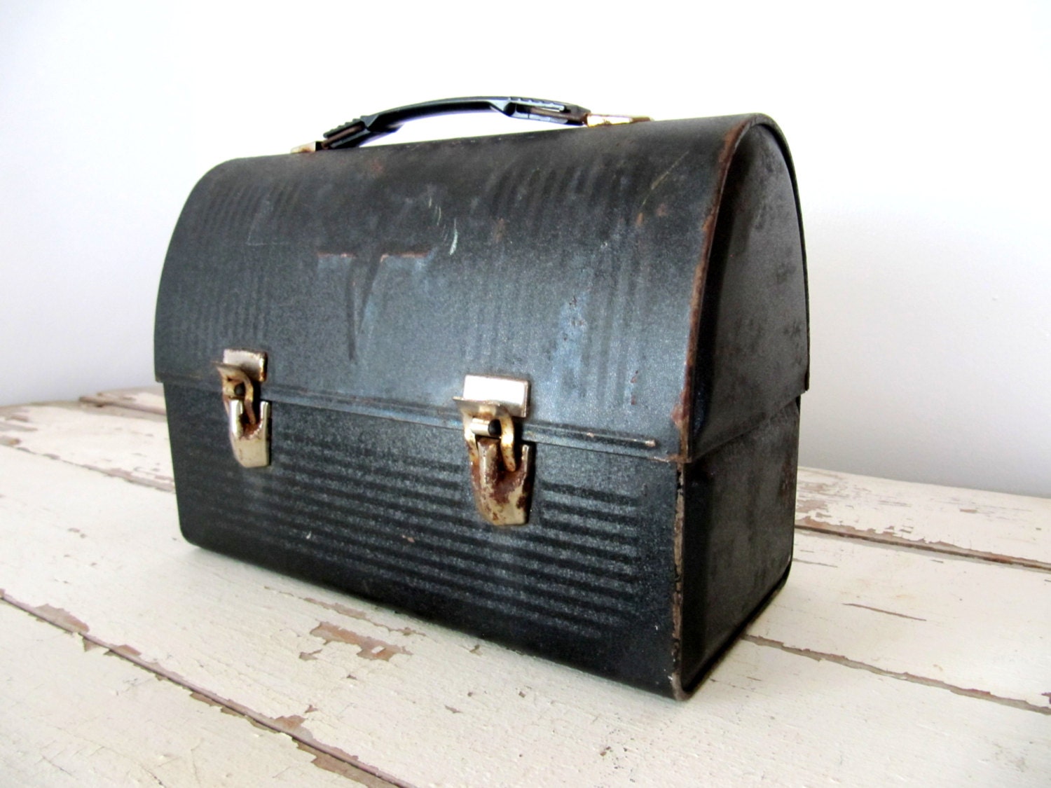 Vintage Black Metal Lunchbox – Haute Juice
