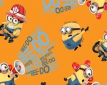 Popular items for minion fabric on Etsy