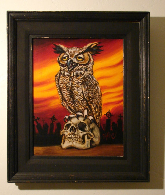 Molech Original Acrylic Painting