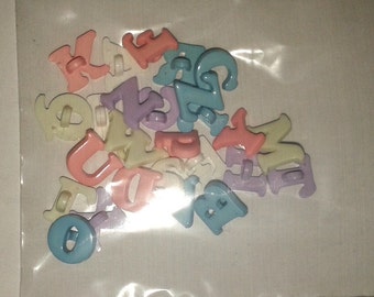 Alphabet buttons | Etsy