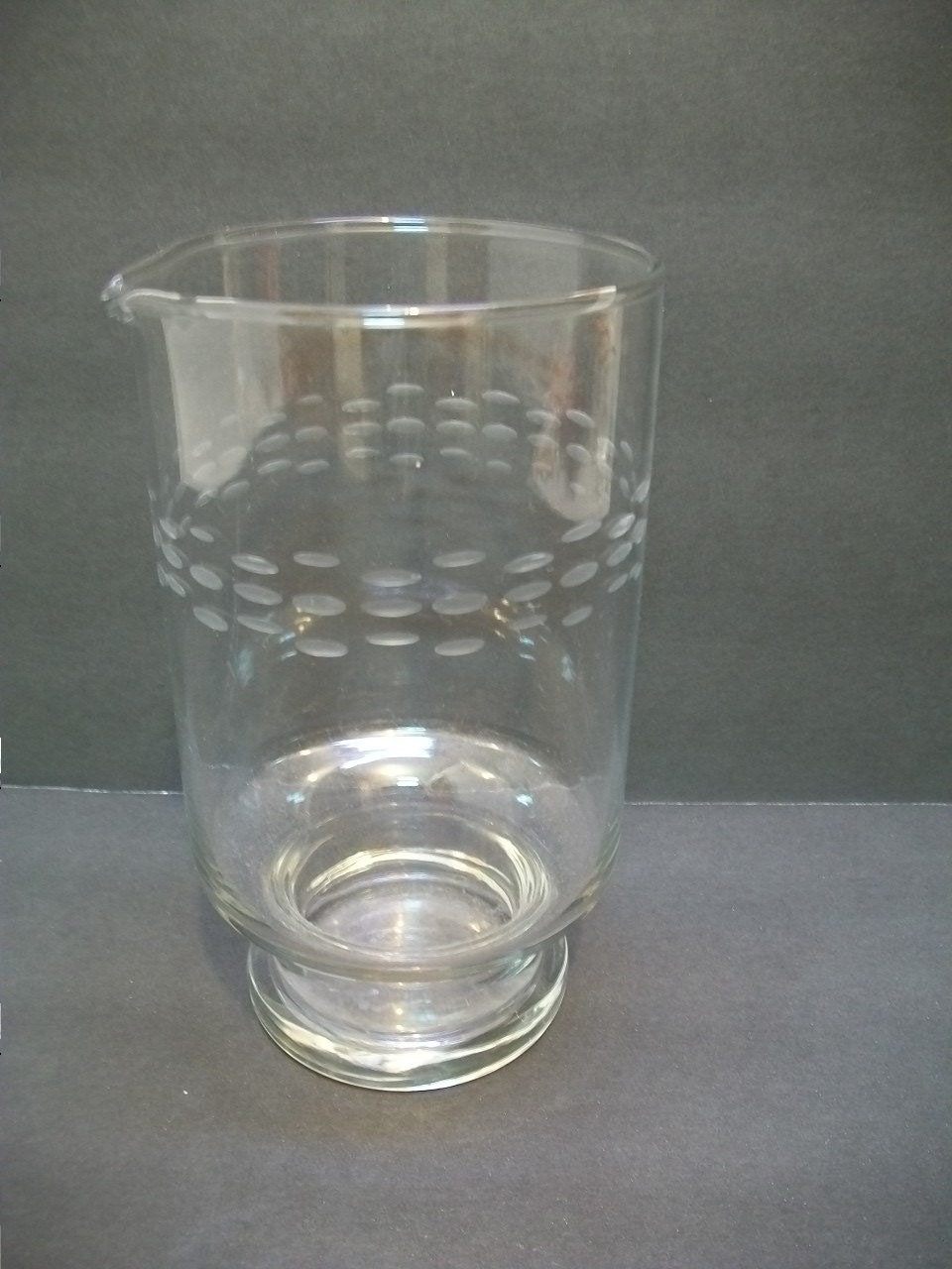 Vintage Cocktail Mixer, Cocktail Decanter, Home Bar, Barware, Etched ...