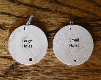 Wood circle disc | Etsy