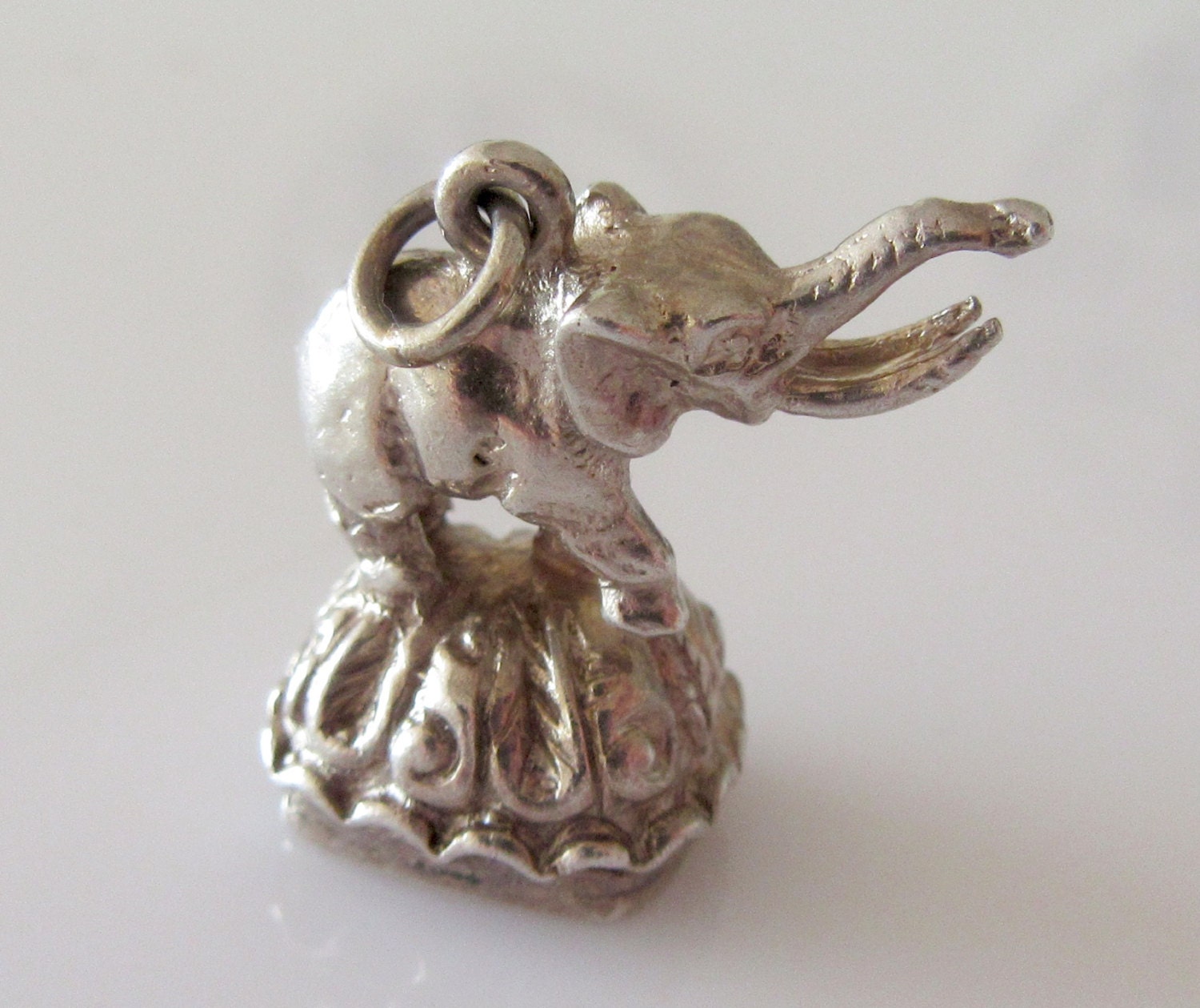 Large Silver Elephant Fob Charm or Pendant – Haute Juice