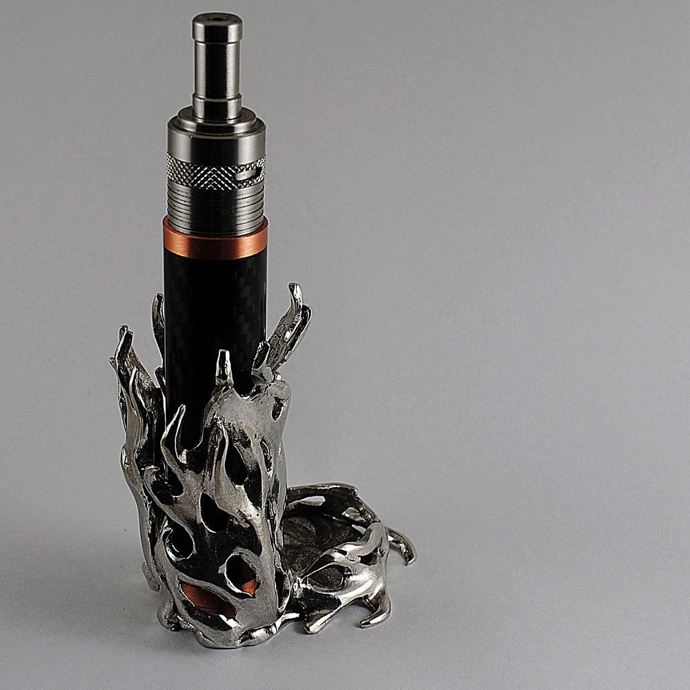 Flame vape holder mechanical mod stand holder Made in America