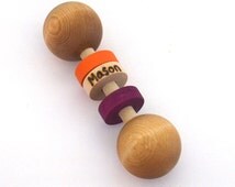 Popular items for wood baby rattle on Etsy