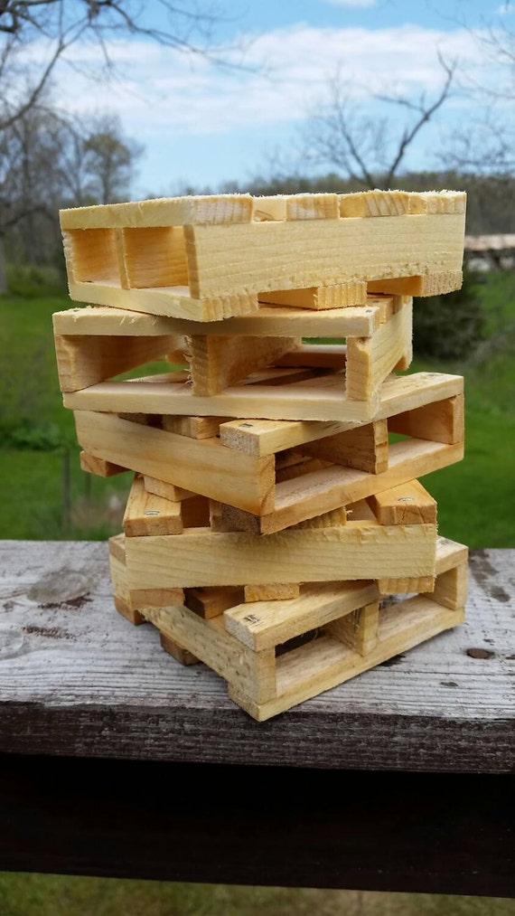Mini Pallets Small Wood Pallets Coaster by BlackRiverFineImages