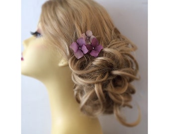 Hydrangea hair clip | Etsy