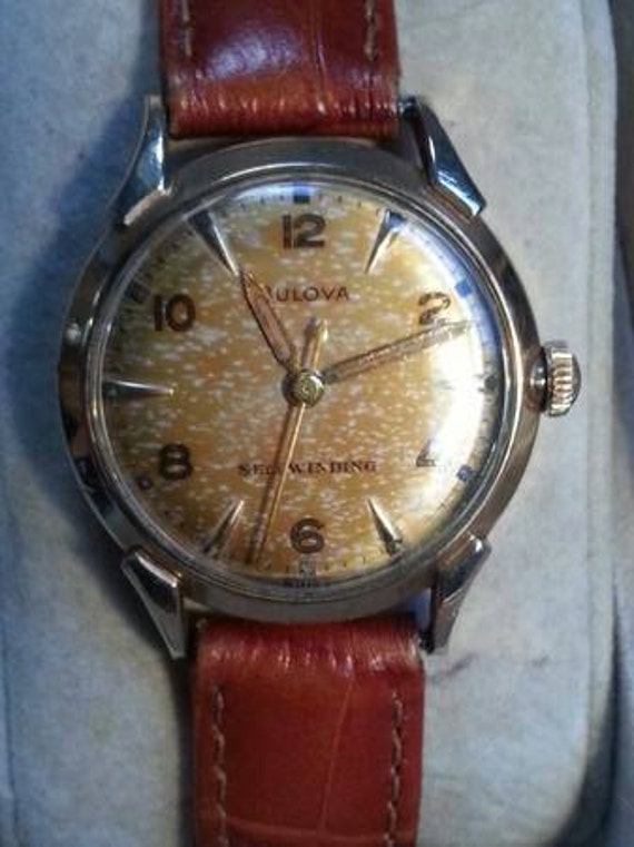 1950s Bulova men's AUTOMATIC self-winding Watch gold by RoseAdore