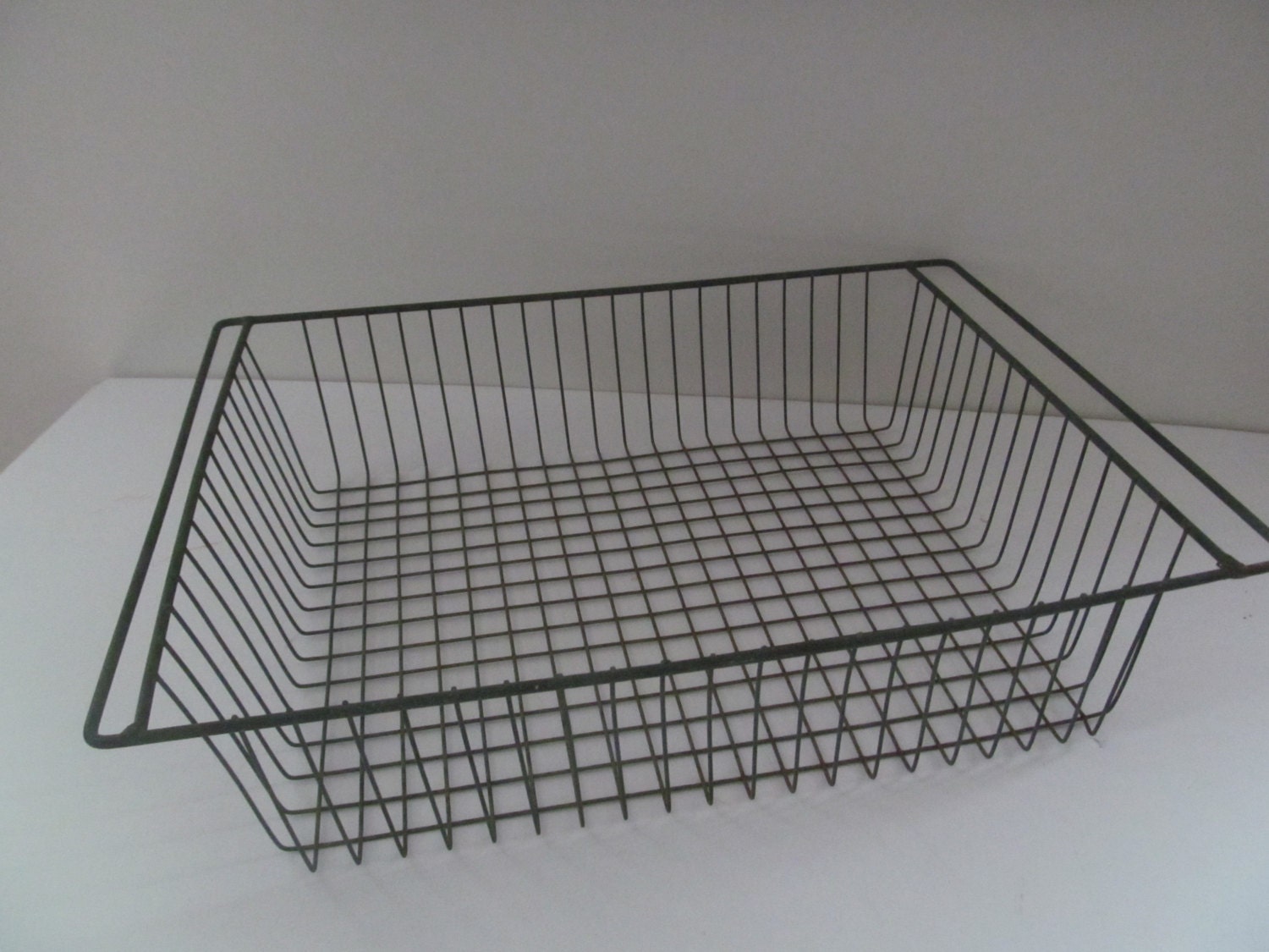Vintage Metal Wire Rectangular File Basket – Haute Juice