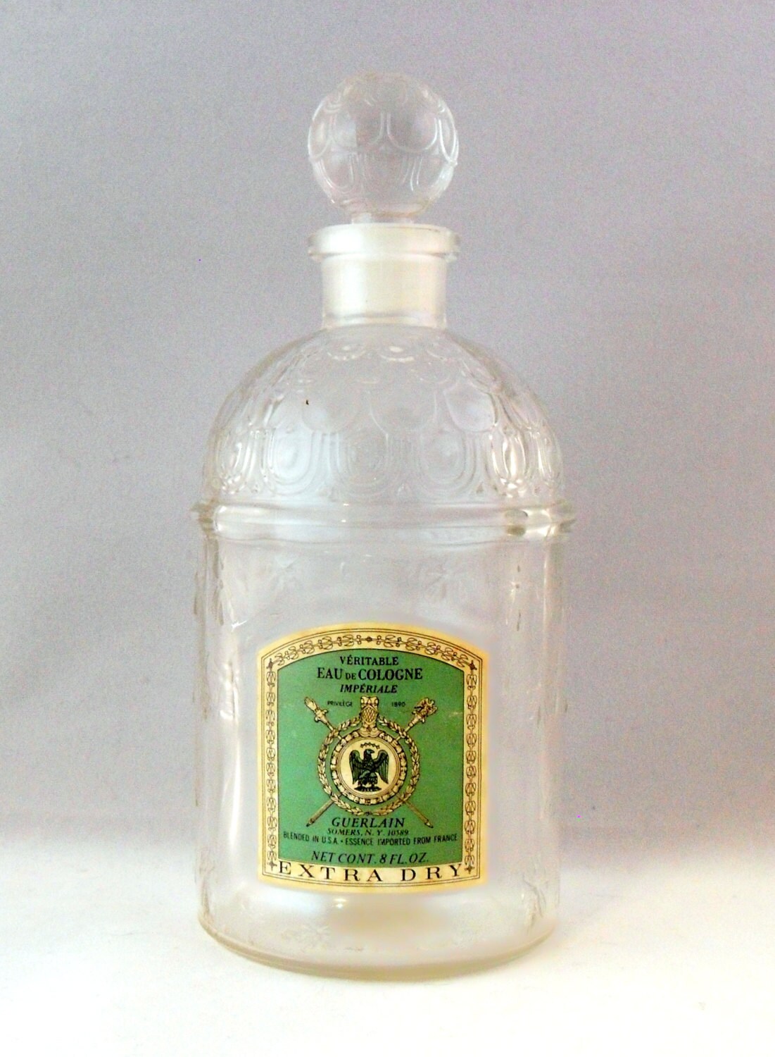 Vintage c1960s Veritable Eau de Cologne Imperiale Extra Dry by