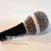 PATTERN Instant Download Play Microphone Rattle Crochet by Sahrit