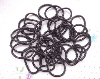 Plastic hair ties | Etsy