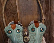 Popular items for cowboy boot purse on Etsy