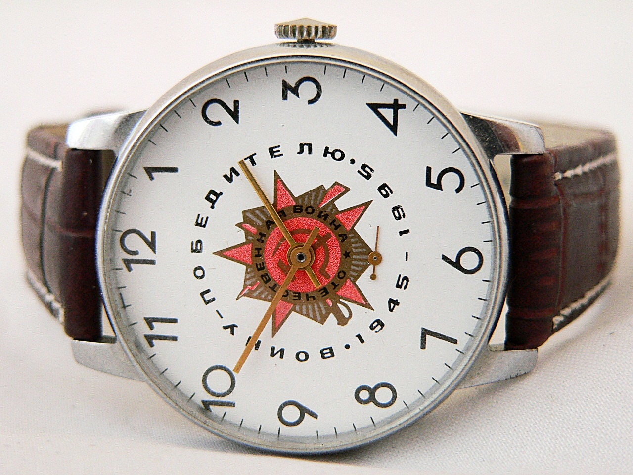 POBEDA 15 jewels Mechanical Men’s Military Watch soviet watch ussr ...