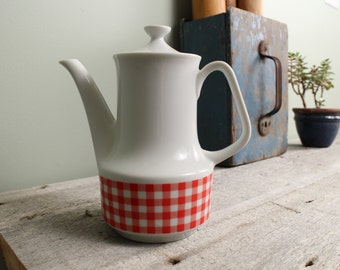 Checkered teapot | Etsy