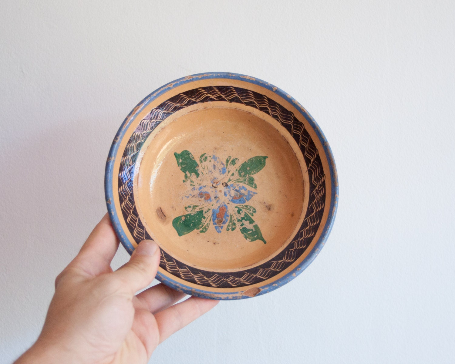 Ceramic Plate, Bulgarian Troyan Pottery, Antique Dish, Home Decor ...