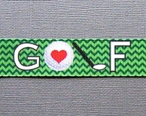 Popular items for golf ribbon on Etsy