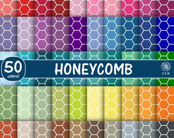 Honeycomb digital paper vintage honeycomb distressed