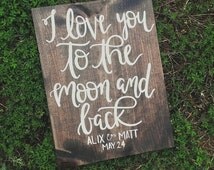 Popular items for love you more sign on Etsy