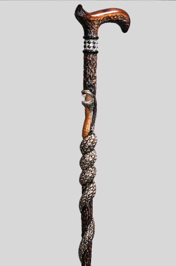 Items similar to Handmade SPECIAL Unique Turkish Wooden Walking Stick ...