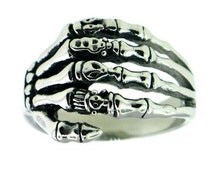 Popular items for skeleton hand ring on Etsy