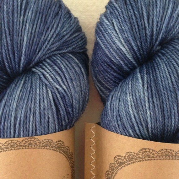 Calm Waters Lichen and Lace Hand Dyed Yarn