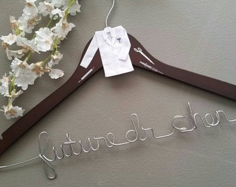 Lab coat hanger | Etsy