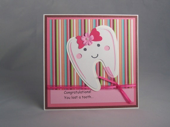 Handmade Greeting Card Tooth Fairy Card First Lost Tooth handmade-greeting-card-tooth-fairy-card-first-lost-tooth