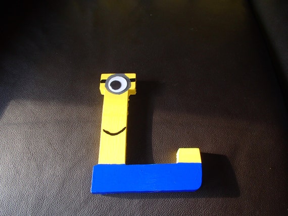 Despicable Me minion letters by KidsWhimsicalNames on Etsy