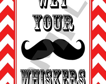 Mustache sign | Etsy