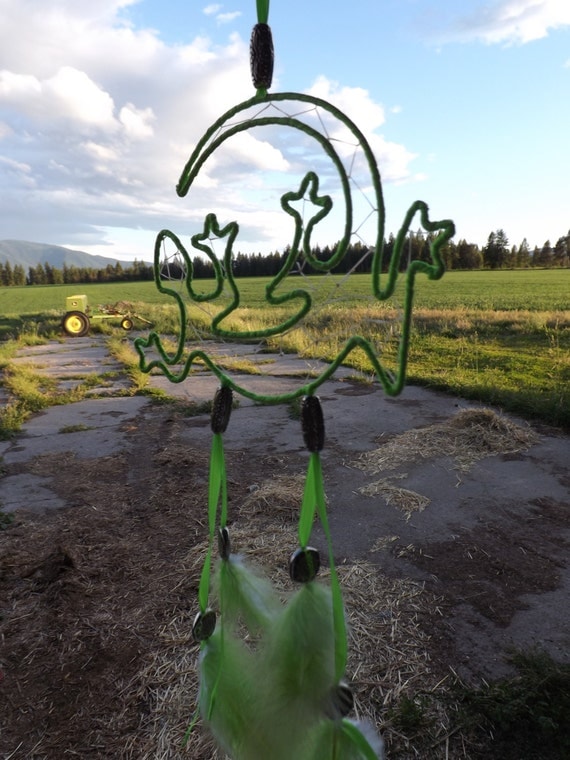 Dream Catcher is a green lizard shipping included with in USA